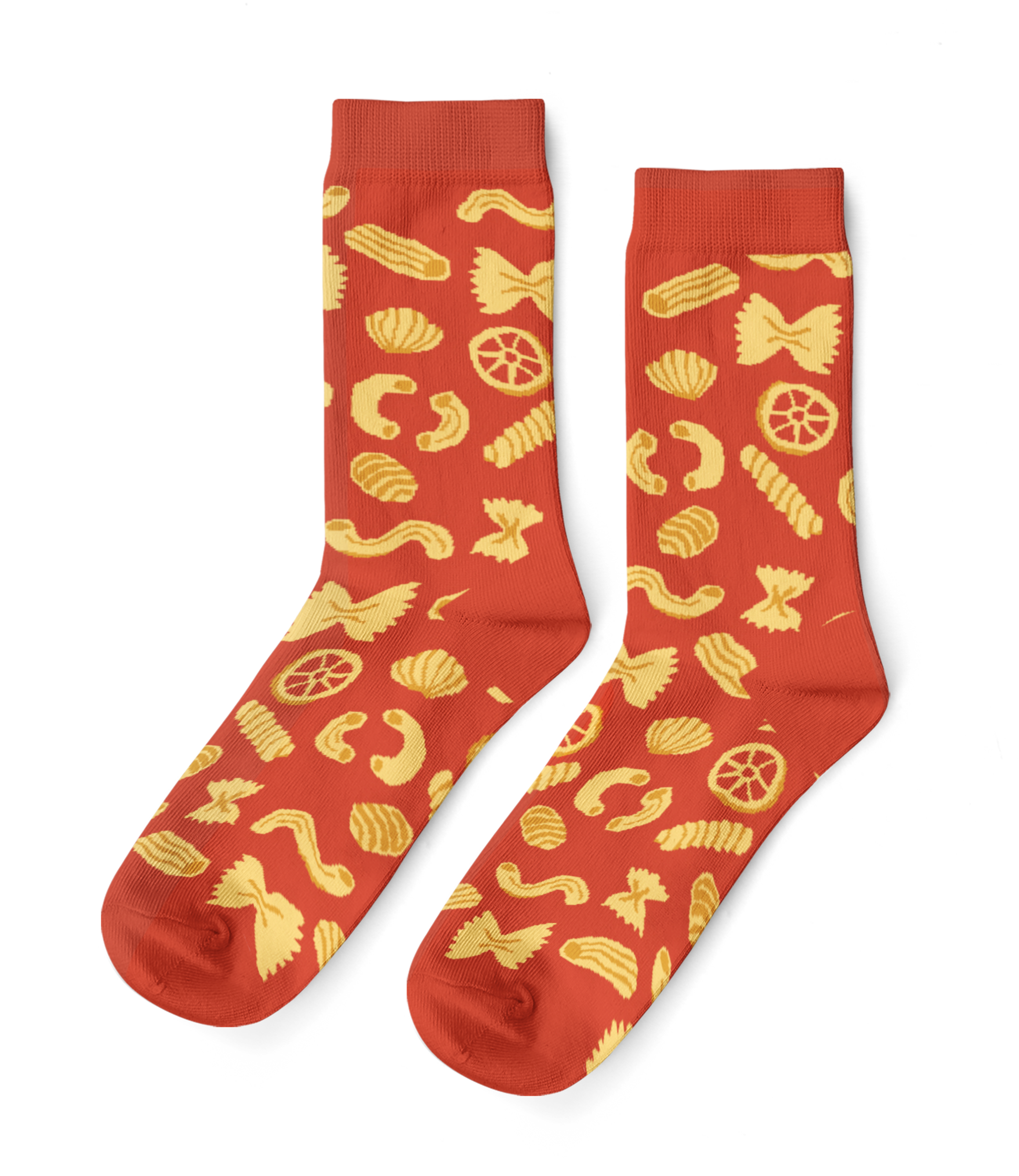 Pasta - Small Crew Socks – Overt Space Gallery and Gift